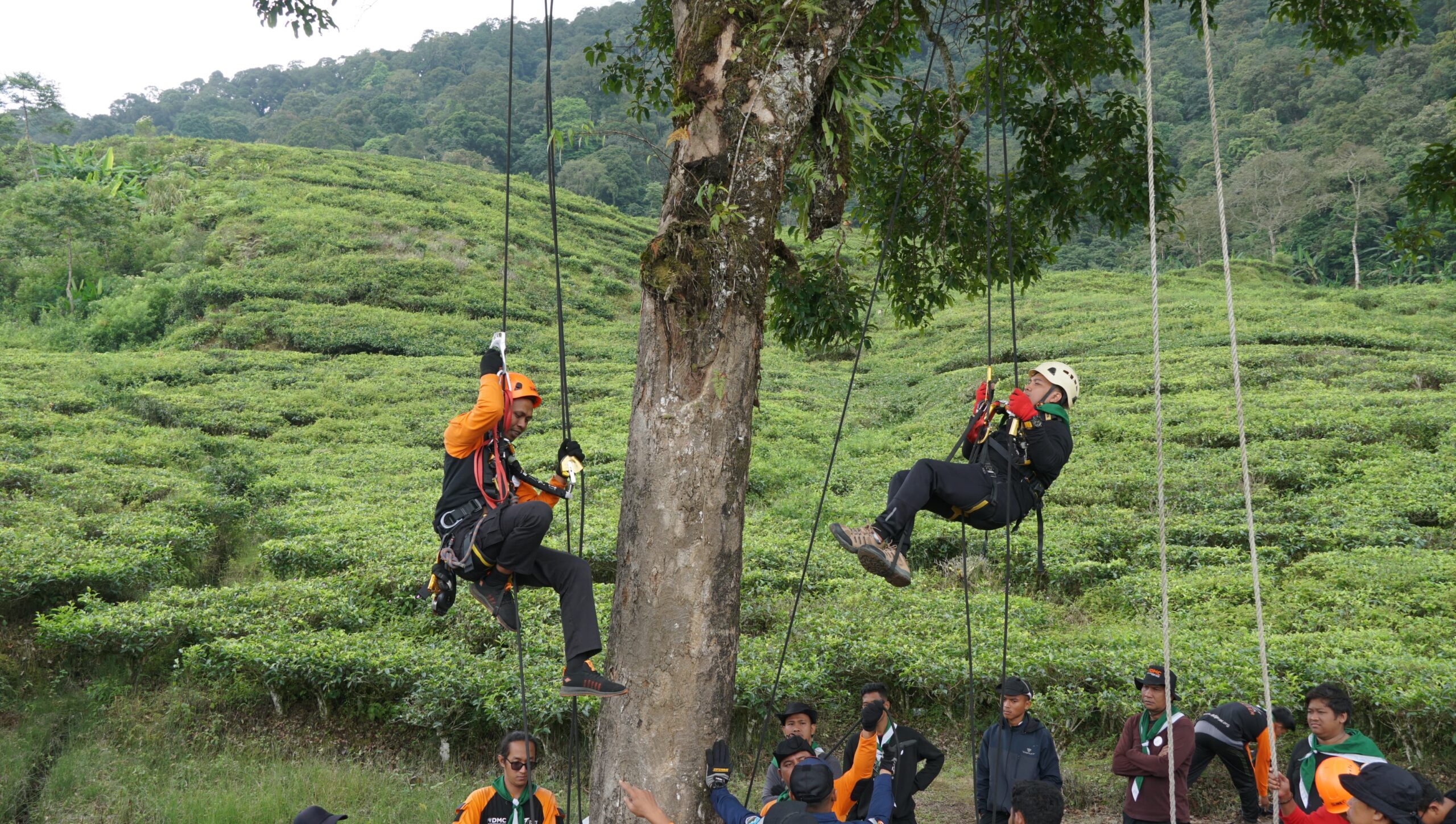 Hadapi Tantangan Ketinggian lewat Vertical Rescue