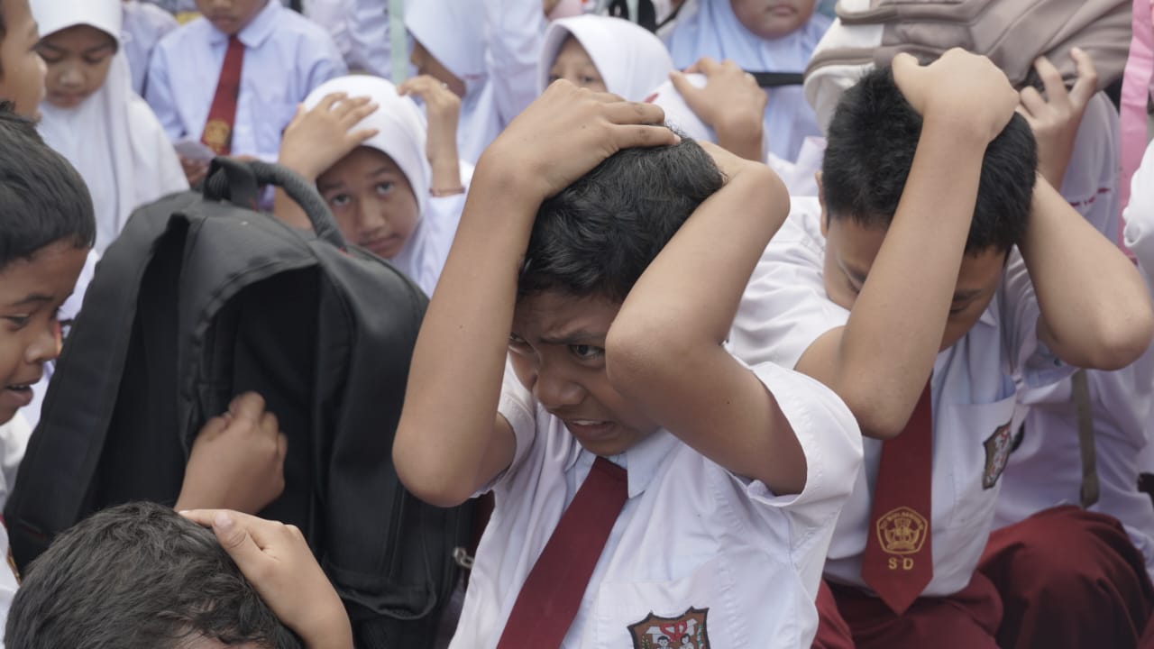 Menyambut Bulan PRB 2024, DMC Dompet Dhuafa Gelar SPAB di Sekolah-Sekolah